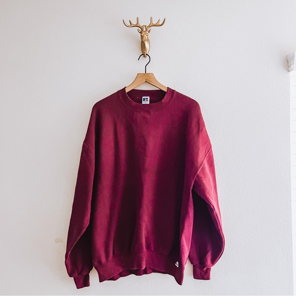 Russell Athletic | Sweaters | Russell Athletic Mens Maroon Pullover ...